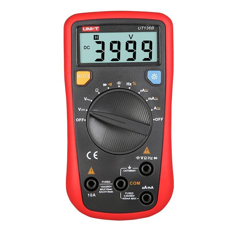 UNI-T UT136B Handheld Automatic Range Digital Multimeter - Figure ...