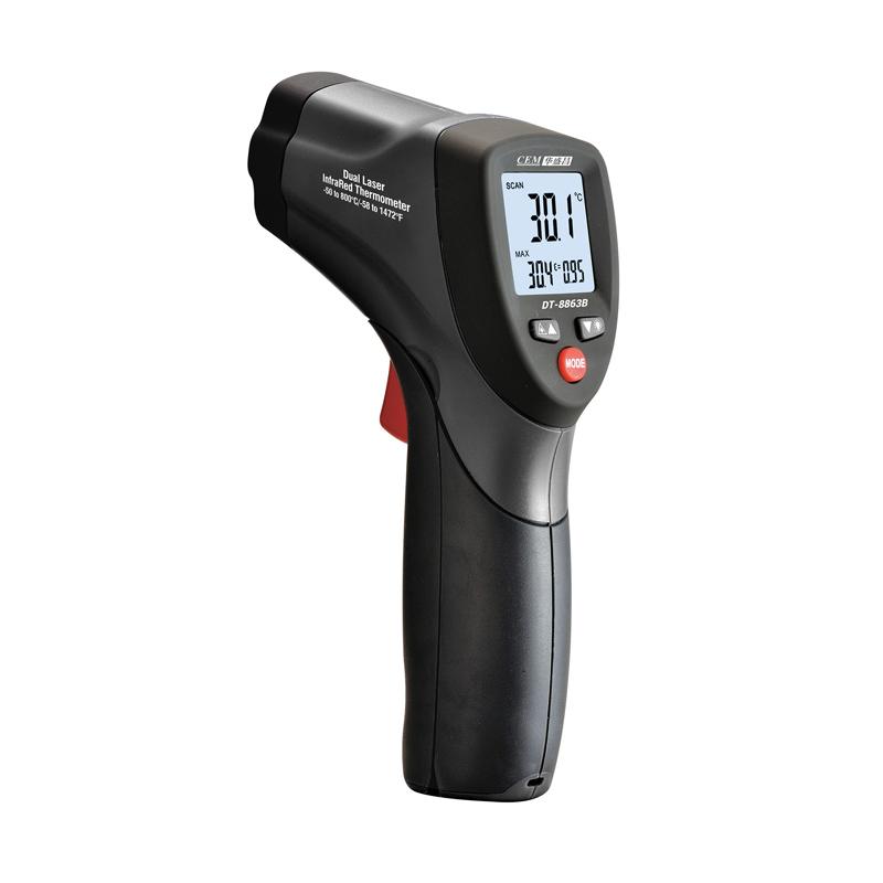 CEM DT-8863B Dual Laser Fast Infrared Thermometer - Figure | NBchao.Com