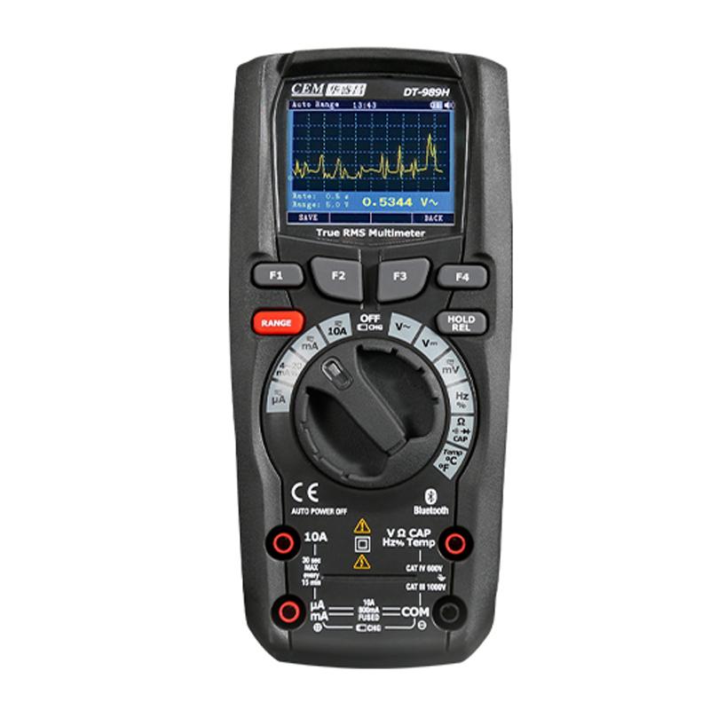 CEM DT-988HBT Industrial Grade Professional Color Screen True RMS Digital Multimeter - Figure ...