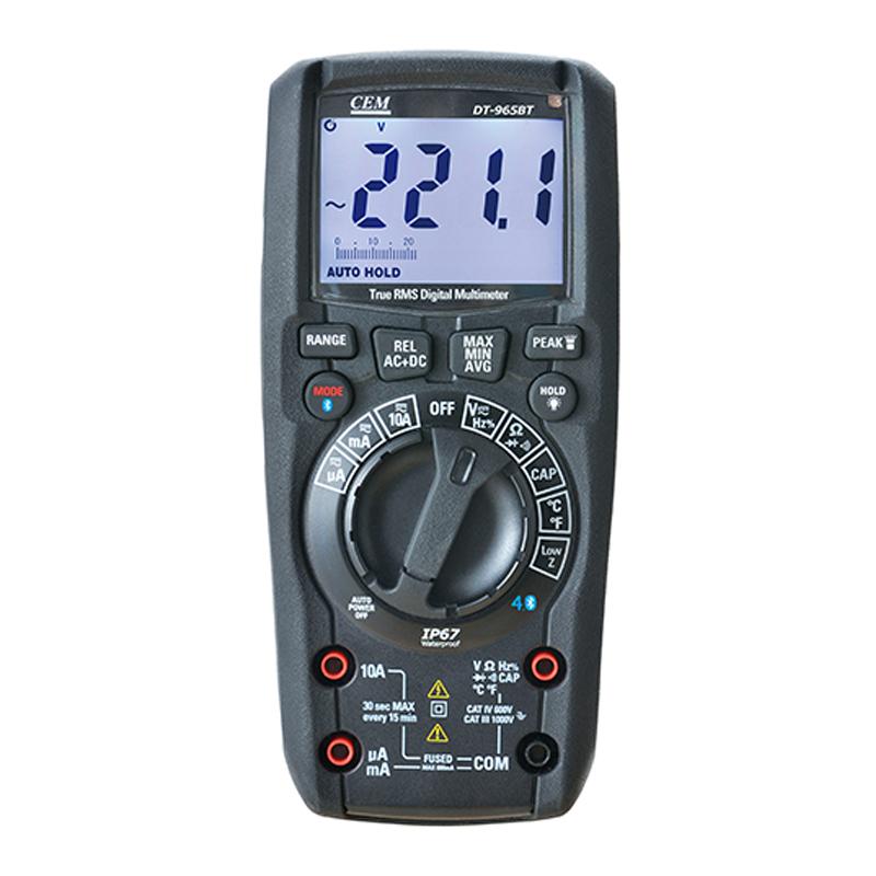 CEM DT-965BT Industrial Grade True RMS Multimeter - Figure | NBchao.Com