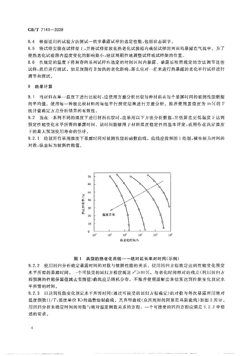 GB/T 7141-2008 《塑料热老化试验方法》 - 检测标准【南北潮商城】
