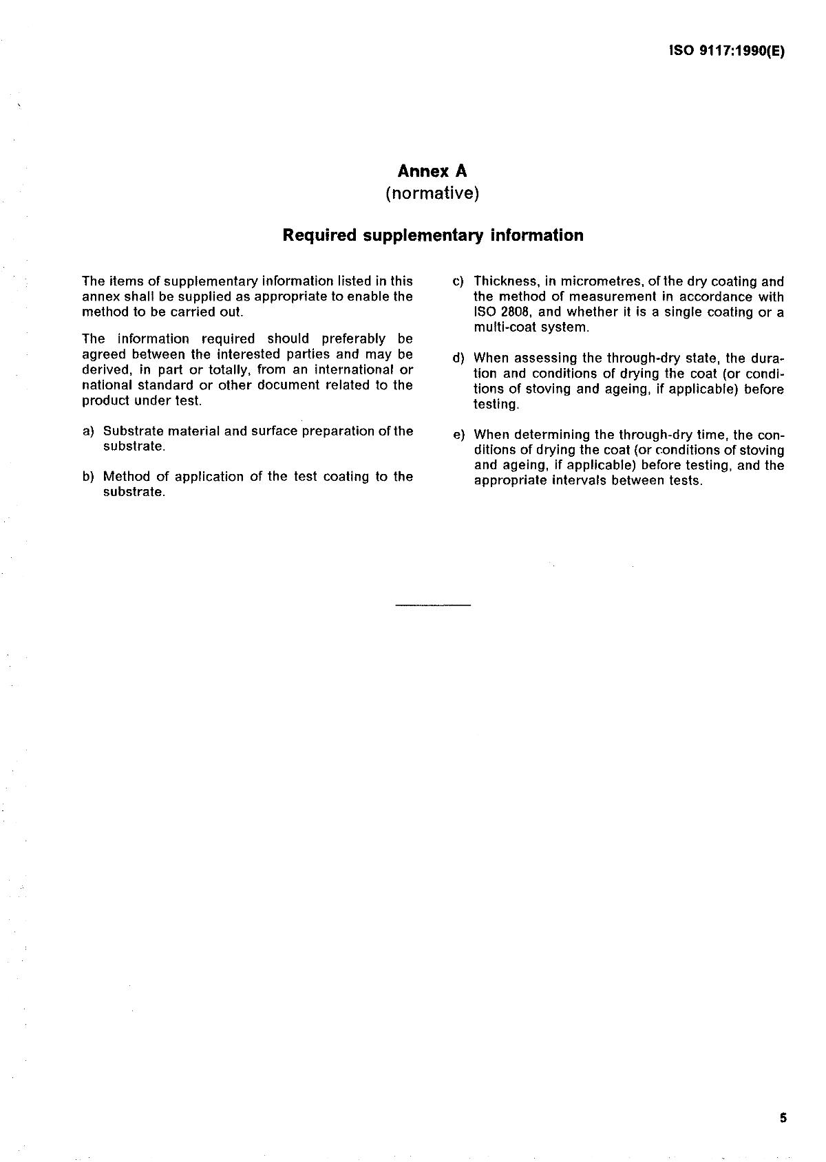 ISO 9117-1990 《色漆和清漆 完全干燥状态和完全干燥时间的测定试验方法》 - 检测标准【南北潮商城】