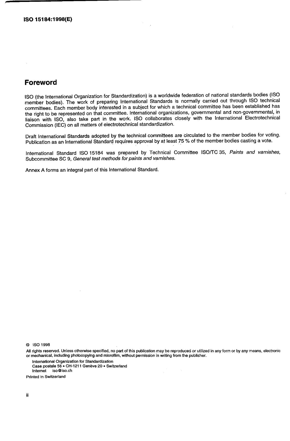 ISO 15184-1998 《色漆和清漆 铅笔法测定漆膜硬度》 - 检测标准【南北潮商城】