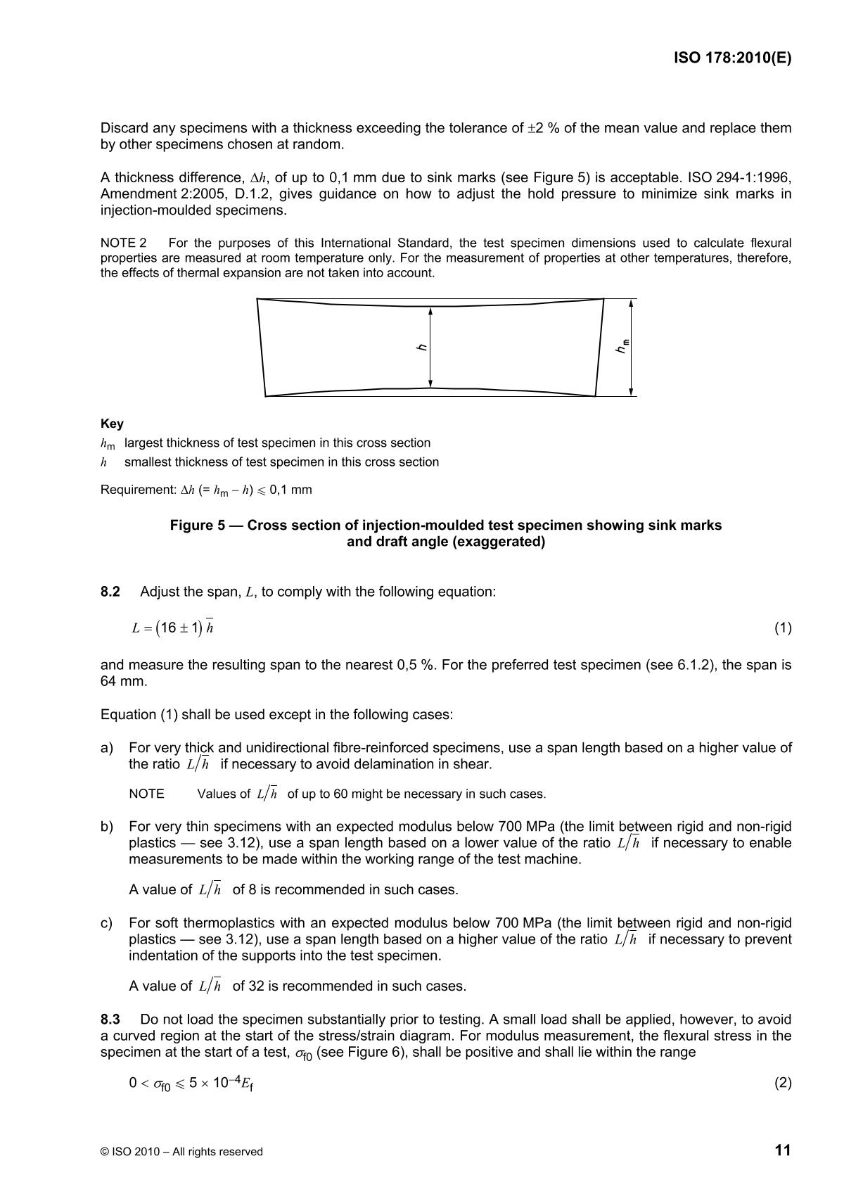 ISO 178-2010 《塑料 弯曲性能的测定》 - 检测标准【南北潮商城】