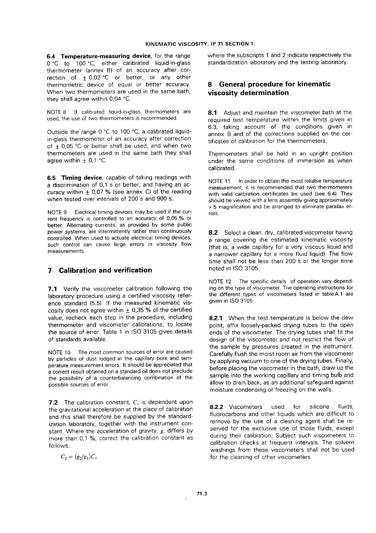 ISO 3104-1996 《石油及其产品的试验方法.石油产品.透明和不透明液体.运动粘度的测定和动力粘度的计算》 - 检测标准【南北潮商城】