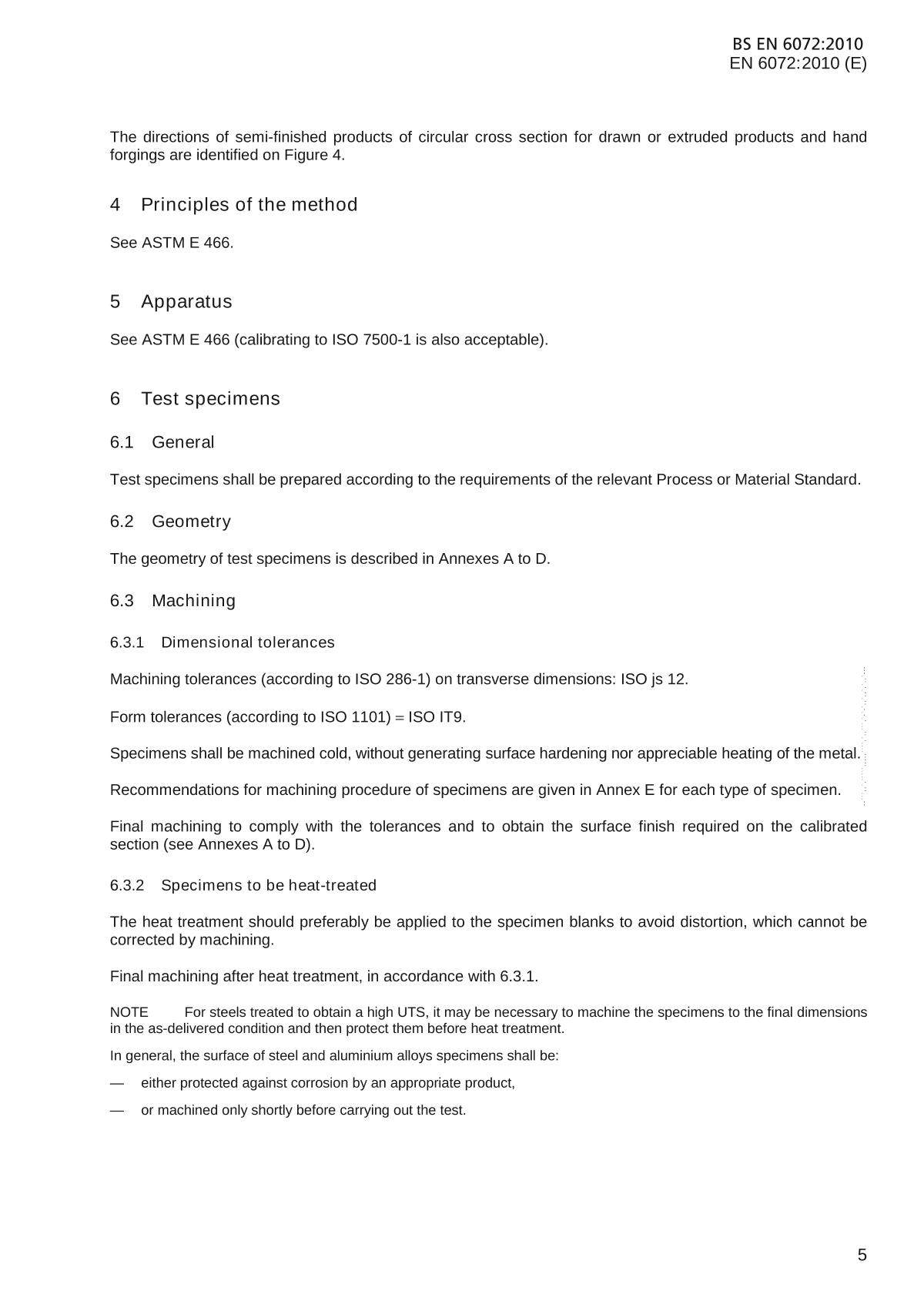BS EN 6072-2010 《航空航天系列.金属材料.试验方法.横幅疲劳试验》 - 检测标准【南北潮商城】