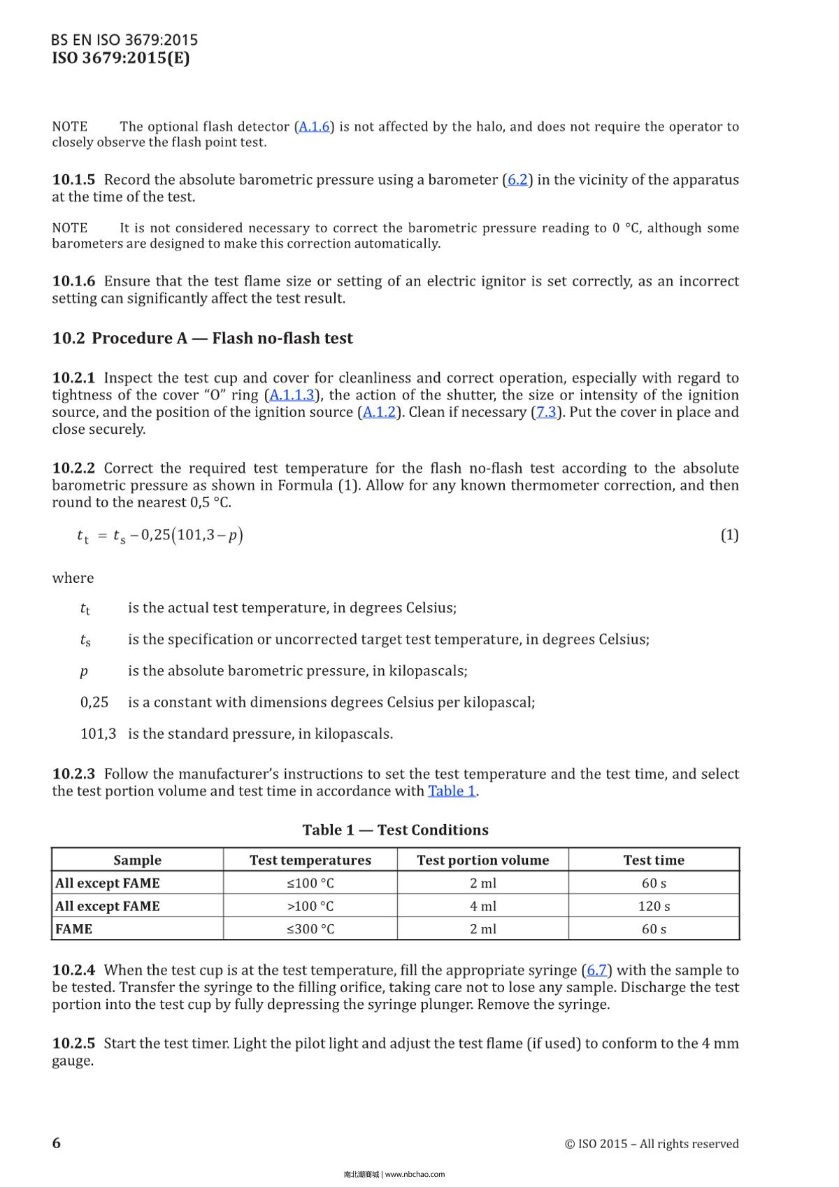ISO 3679-2015 《色漆、清漆、石油和有关产品-闪点的测定-快速平衡法》 - 检测标准【南北潮商城】