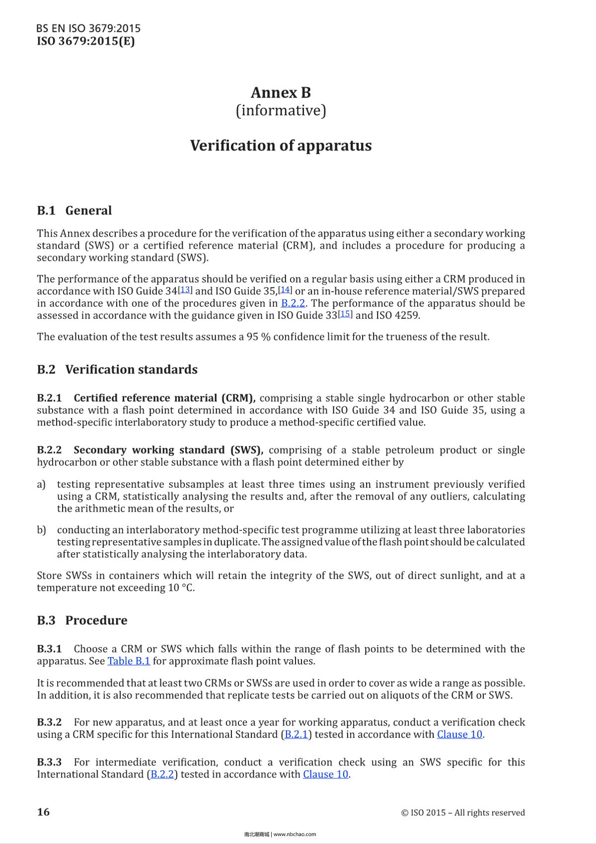ISO 3679-2015 《色漆、清漆、石油和有关产品-闪点的测定-快速平衡法》 - 检测标准【南北潮商城】