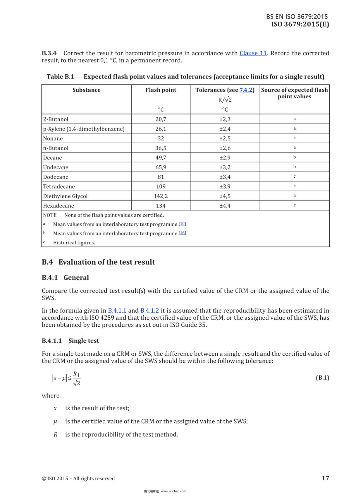 ISO 3679-2015 《色漆、清漆、石油和有关产品-闪点的测定-快速平衡法》 - 检测标准【南北潮商城】