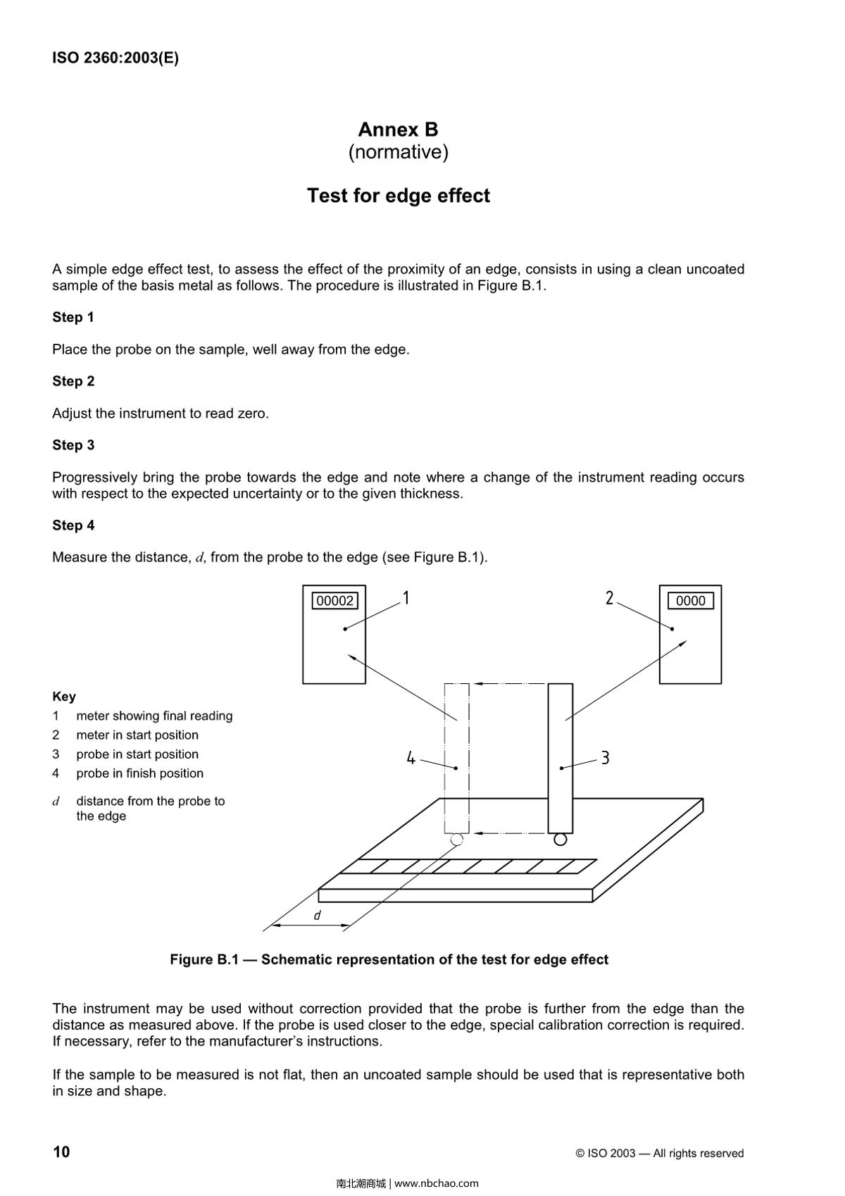 ISO 2360-2003 《非磁性导电基体上非导体覆盖层.镀层厚度的测量.振幅灵敏性涡流法》 - 检测标准【南北潮商城】