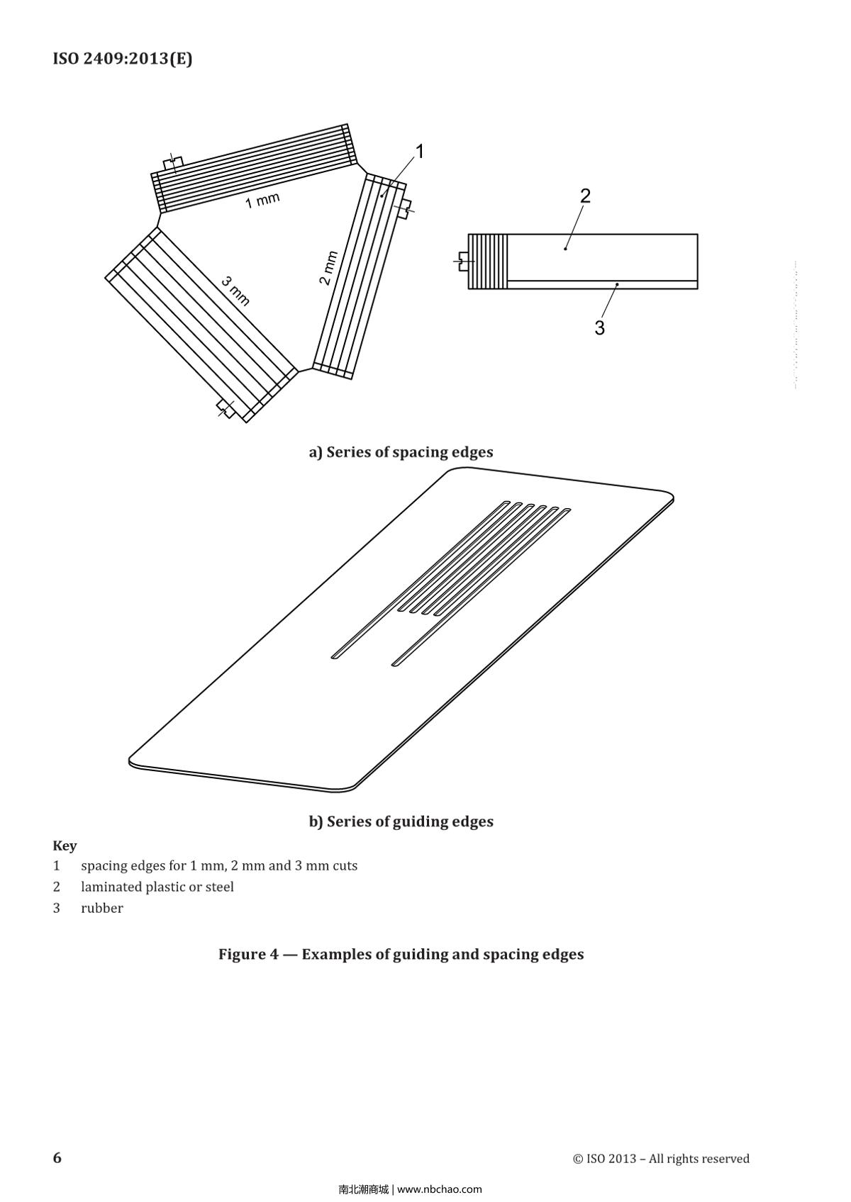 ISO 2409-2013 《色漆和清漆划格试验》 - 检测标准【南北潮商城】