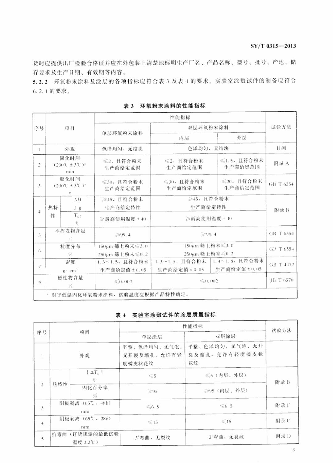 Syt 0315 2013 《钢质管道熔结环氧粉末外涂层技术规范》 检测标准【南北潮商城】