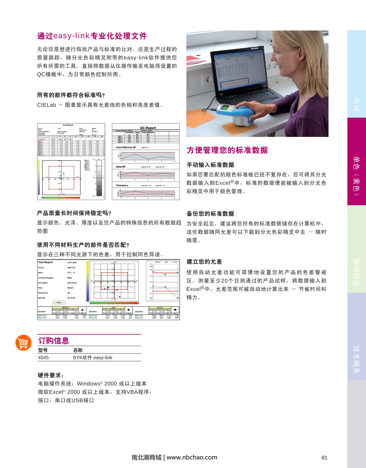 BYKBYK 6801分光色彩精灵产品说明书_南北潮商城