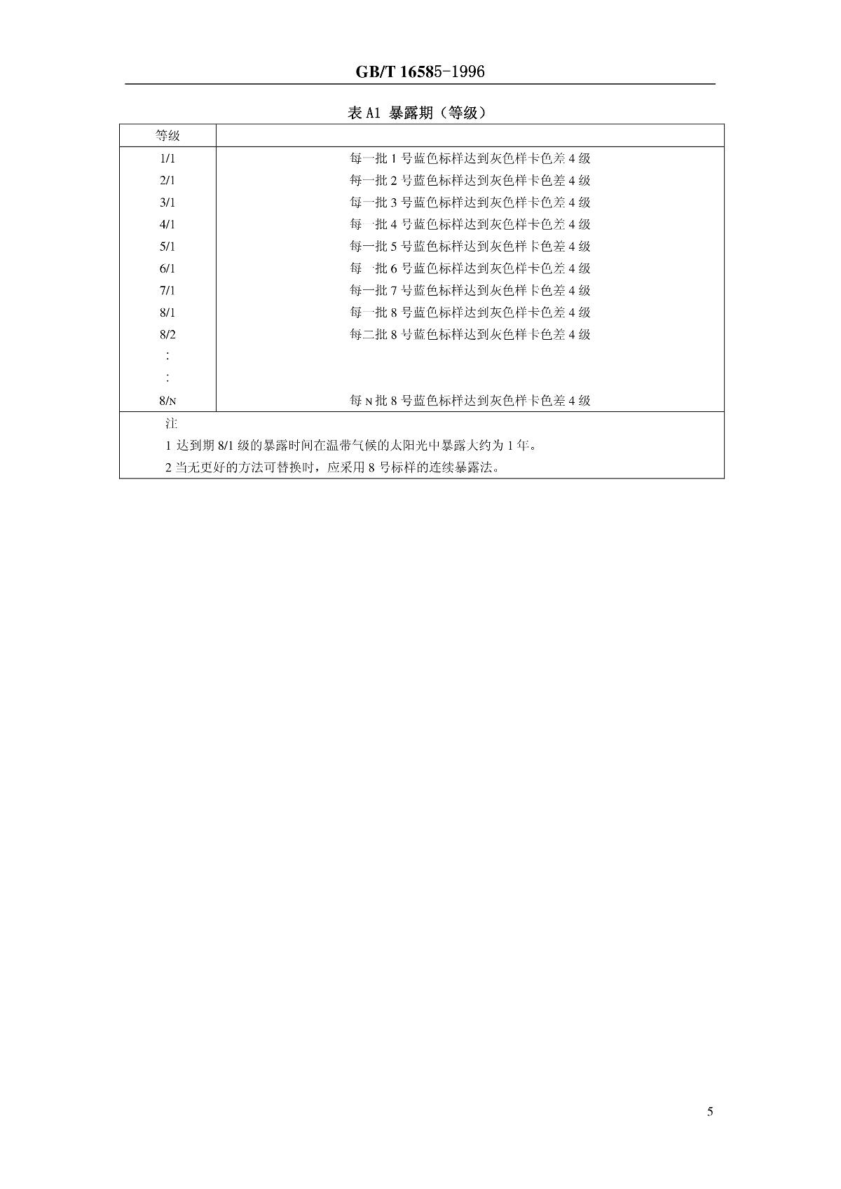 GB/T 16585-1996 《硫化橡胶人工气候老化（荧光紫外灯) 试验方法》 - 检测标准【南北潮商城】