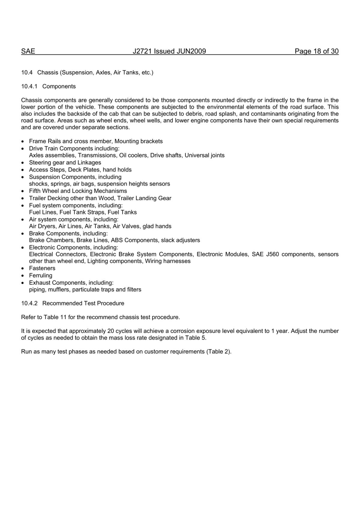 SAE J2721-2009 《盐雾测试》 - 检测标准【南北潮商城】