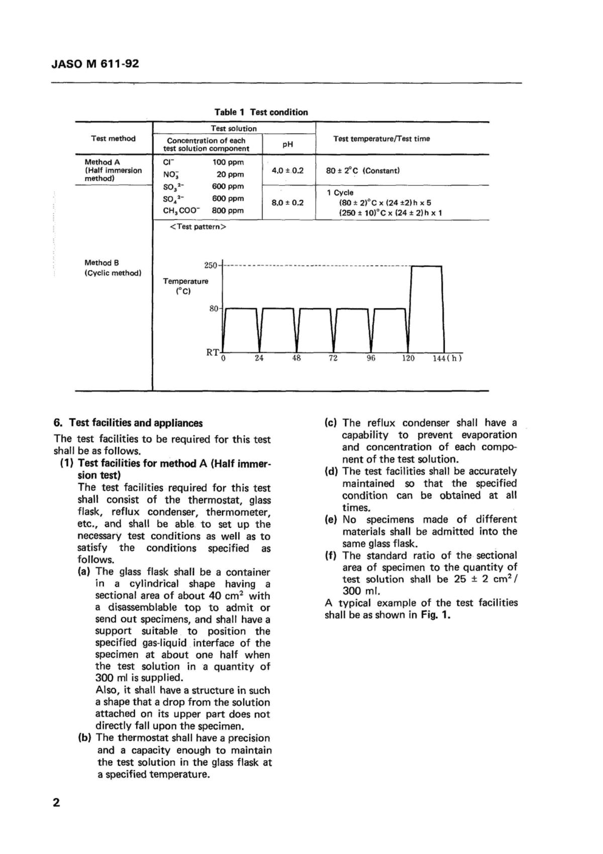 JASO M611-1992 《汽车消声器内部锈蚀试验方法》 - 检测标准【南北潮商城】