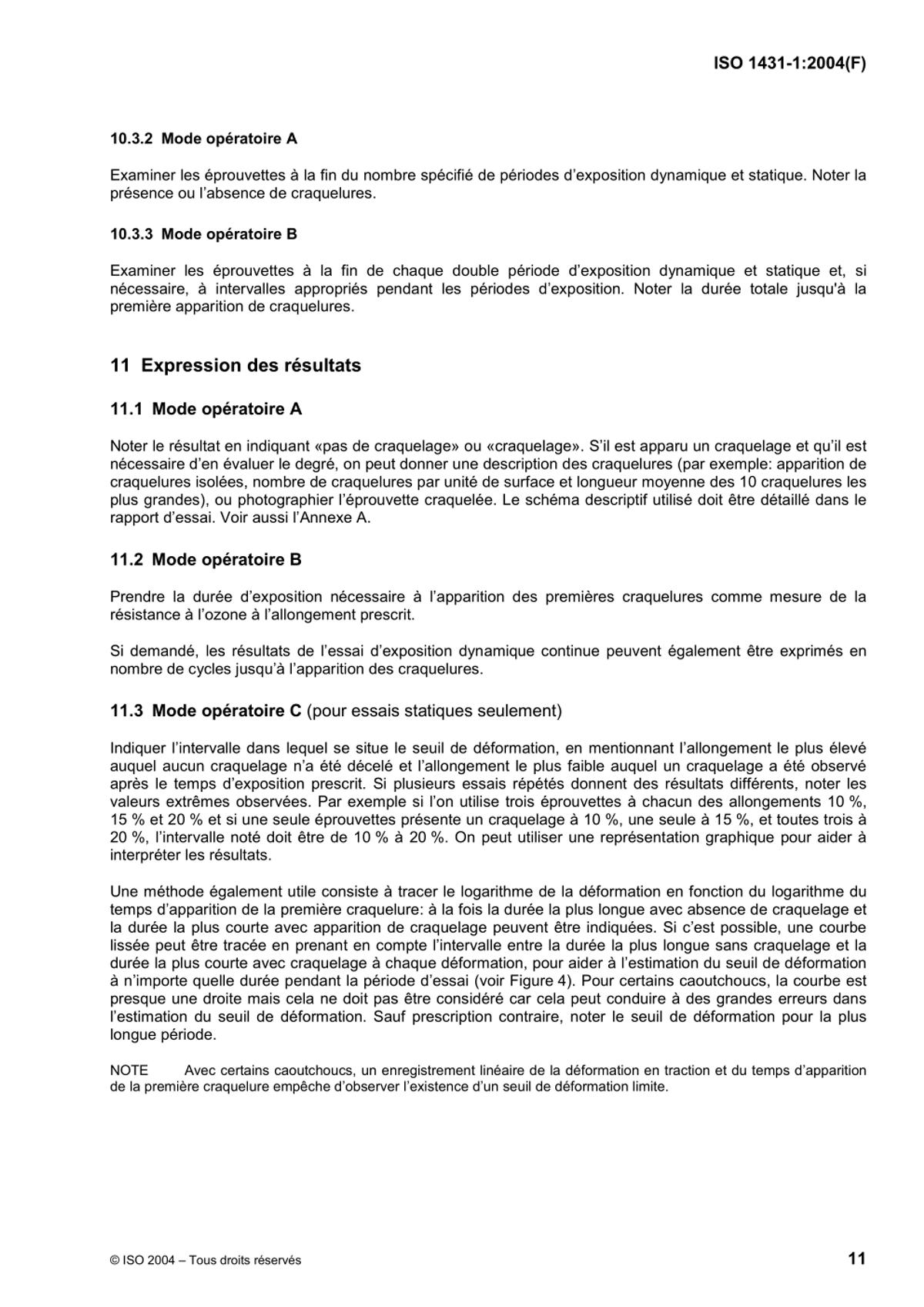 ISO 1431-1-2004 《塑胶、硫化橡胶或热塑性橡胶耐臭氧龟裂》 - 检测标准【南北潮商城】