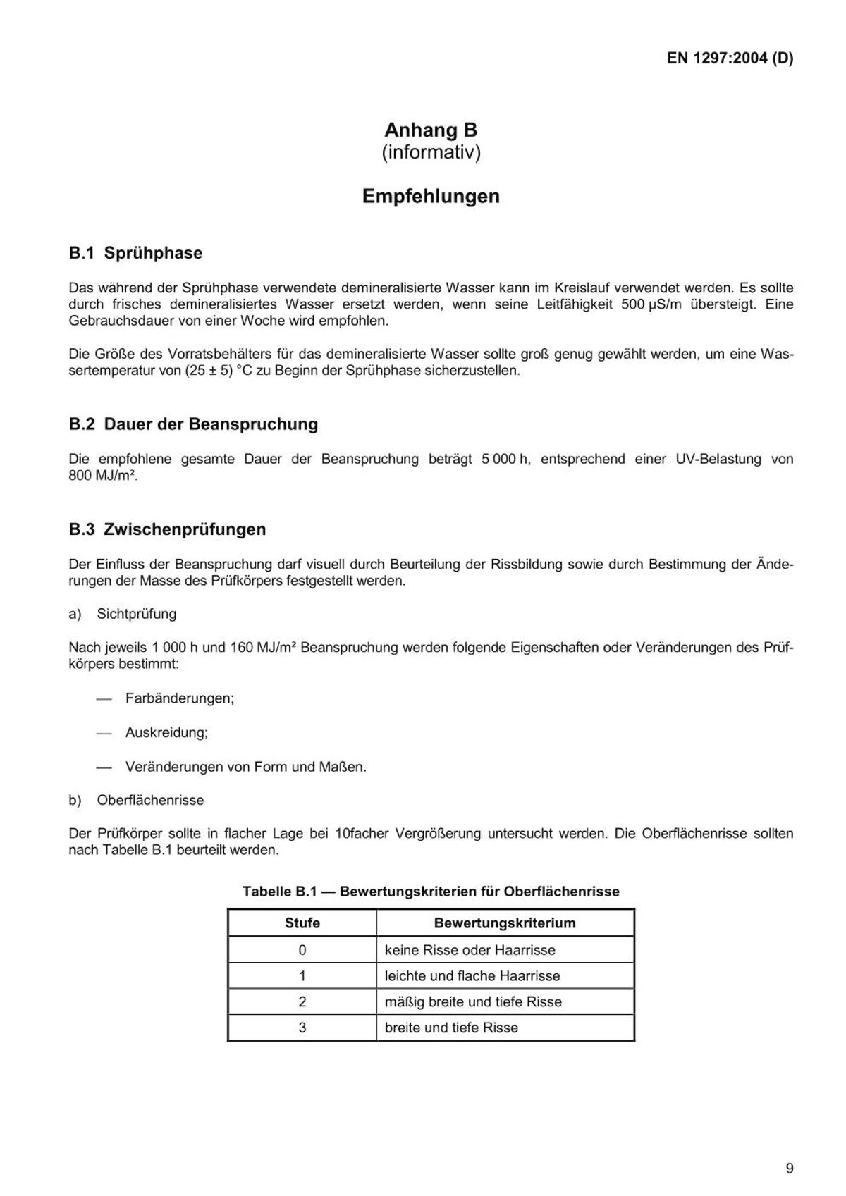 DIN EN1297-2004 《防水用软薄板.屋顶防水用沥青、塑料和橡胶薄板.长期暴露于紫外线辐射、高温和水的组合条件下的人工老化方法》 - 检测标准【南北潮商城】